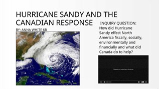 hurricane sandy at emaze Presentation