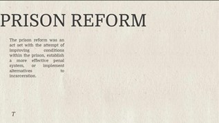 Prison Reform at emaze Presentation