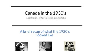 Canadian Swing in the 1930s on emaze