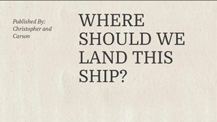 Where should we land this ship at emaze Presentation