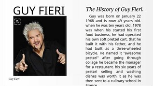 guy fieri at emaze Presentation