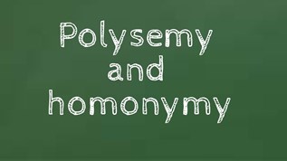 #9 Polysemy and homonymy at emaze Presentation
