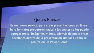 Que es Emaze?Es un at emaze Presentation