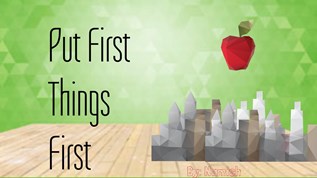 Put First Things at emaze Presentation