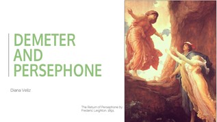 Demeter and Persephone at emaze Presentation