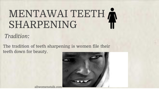 Mentawai Teeth Sharpening on emaze