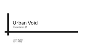 Presentation 07: Urban Void at emaze Presentation