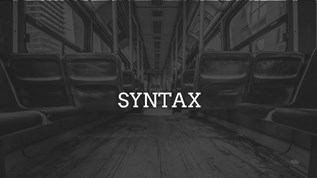 SYNTAX at emaze Presentation