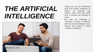 THE ARTIFICIAL INTELLIGENCE at emaze Presentation