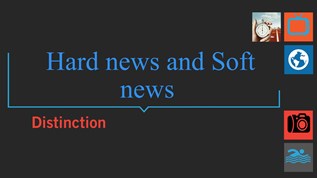 Hard news vs soft news at emaze Presentation