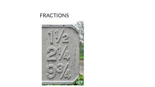FRACTIONS at emaze Photo Album