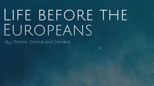 North American before European Settlers at emaze Presentation