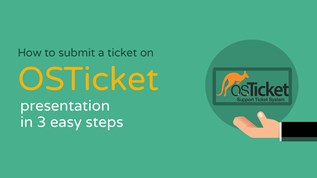 How to submit a ticket at emaze Presentation