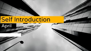 Self IntroApril at emaze Presentation