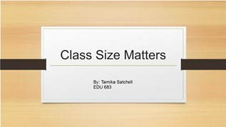 Class Size Matters F at emaze Presentation