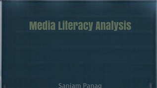 Media Literacy Analysis at emaze Presentation