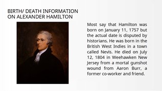 Alexander Hamilton at emaze Presentation