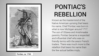 Pontiac's Rebellion and Beyond at emaze Presentation