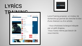Lyrics Training at emaze Presentation