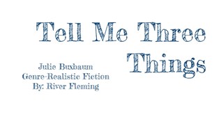 Tell Me Three Things Book Project at emaze Presentation