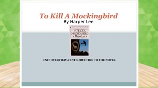 To Kill A Mockingbird at emaze Presentation