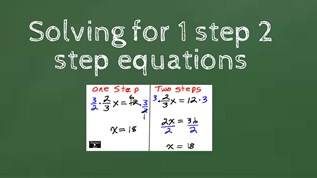 Solving for 1 step 2 at emaze Presentation