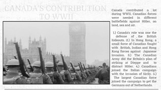 Canada's Contribution WWii at emaze Presentation