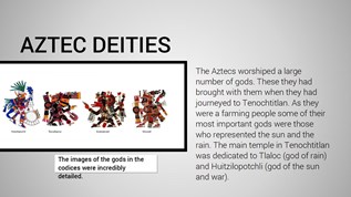 Aztec Gods at emaze Presentation