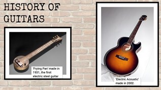 History of Guitars at emaze Presentation