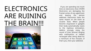 Electronics at emaze Presentation