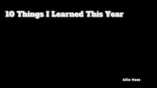 10 Things I Learned at emaze Presentation
