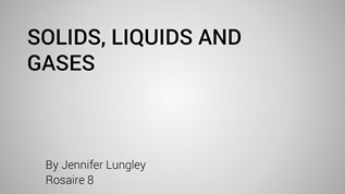 Solids, liquids and at emaze Presentation