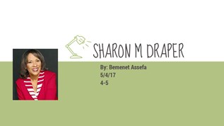 SHARON M DRAPER at emaze Presentation