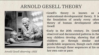 arnold gesell at emaze Presentation