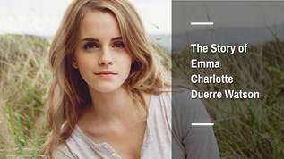 The Story of Emma Watson at emaze Presentation