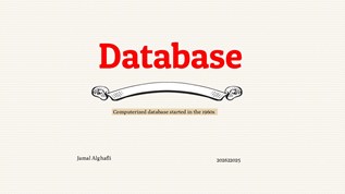 Databases at emaze Presentation