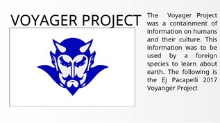 Voyager Project at emaze Presentation