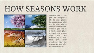 How Seasons Work at emaze Presentation