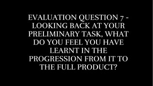 EVALUATION QUESTION 7 at emaze Presentation