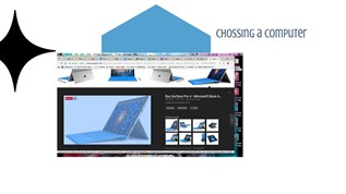 choosing a computer at emaze Presentation