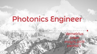 Photonics Engineer at emaze Presentation