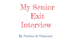 senior exit interview at emaze Presentation