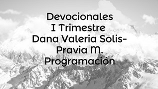 Devocionales programación 1 trim at emaze Presentation