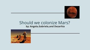 should we colonize mars at emaze Presentation