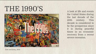 1990s Decade at emaze Presentation