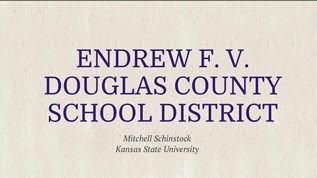 Endrew F. v. Douglas at emaze Presentation