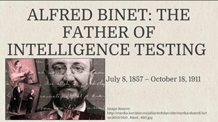 Alfred Binet: IQ at emaze Presentation