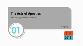 The Act of the Apostles - Lesson 1 at emaze Presentation