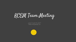 KCEM TEAM at emaze Presentation