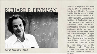 Richard Feynman on emaze